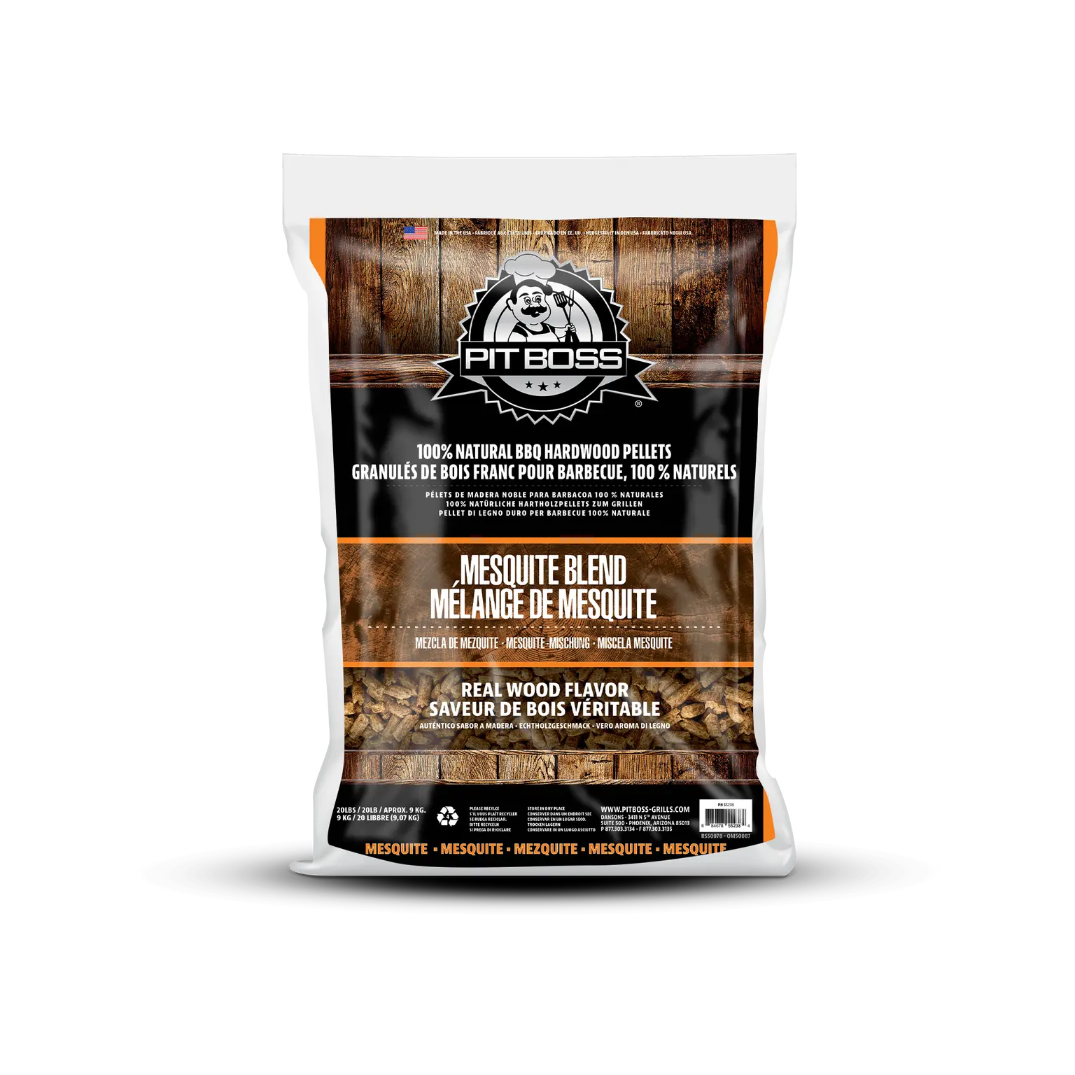 Pit Boss Mesquite mix 9kg hardhout pellets - Tuincentrum Schalk